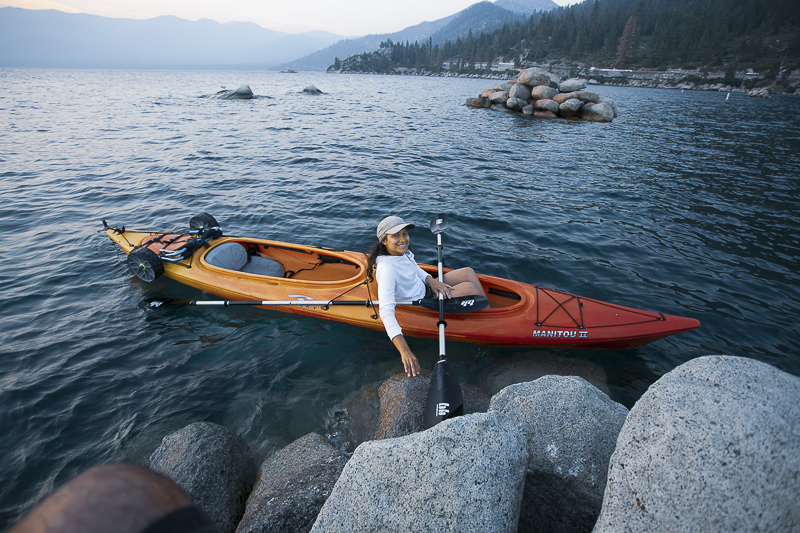 Kayaking en Lake Tahoe - Sand Harbor - Travernicolas